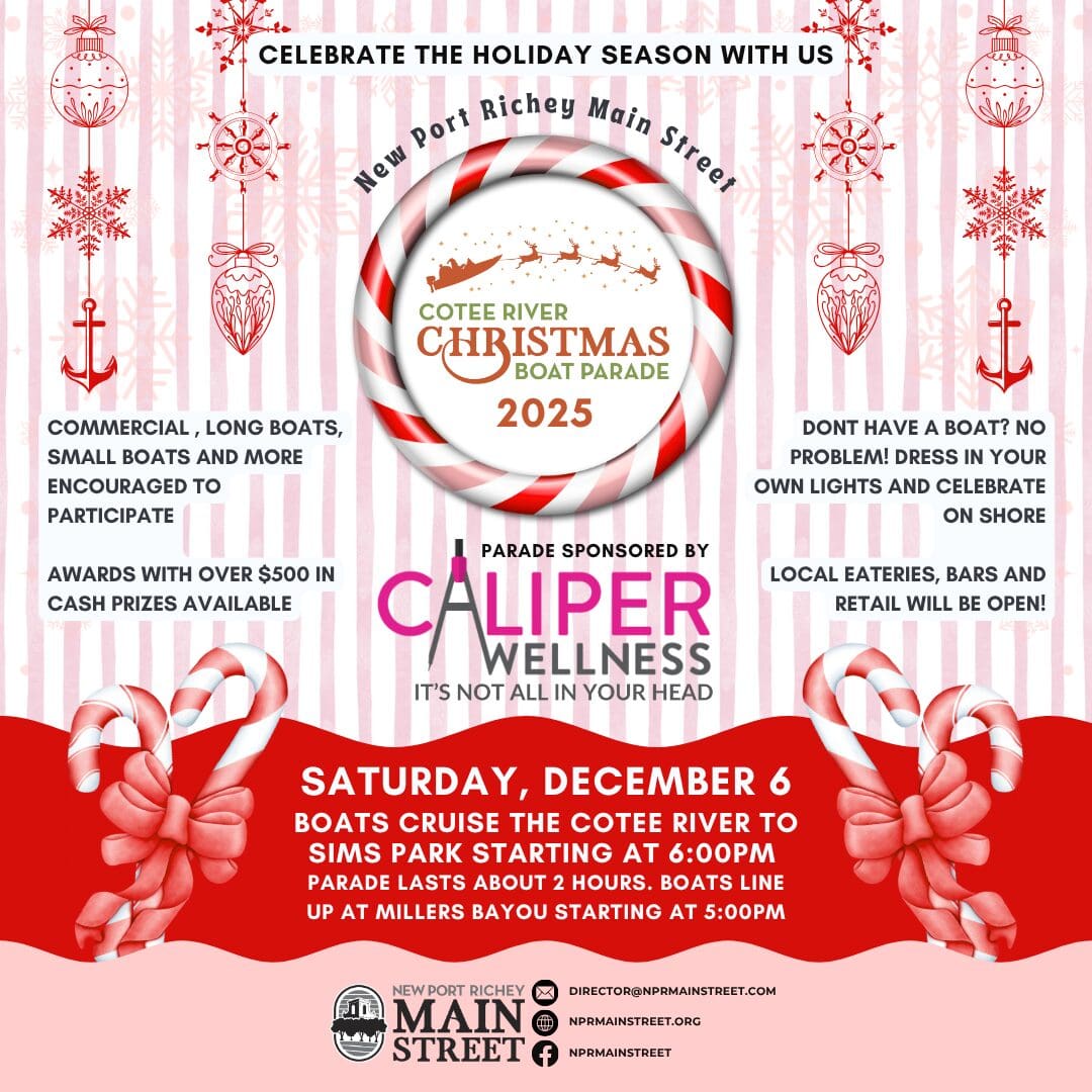 2025 Cotee River Christmas Boat Parade • New Port Richey Main Street